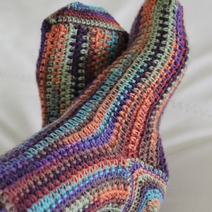 Crochet Pattern - Cosy 4 Ply Socks - Etsy