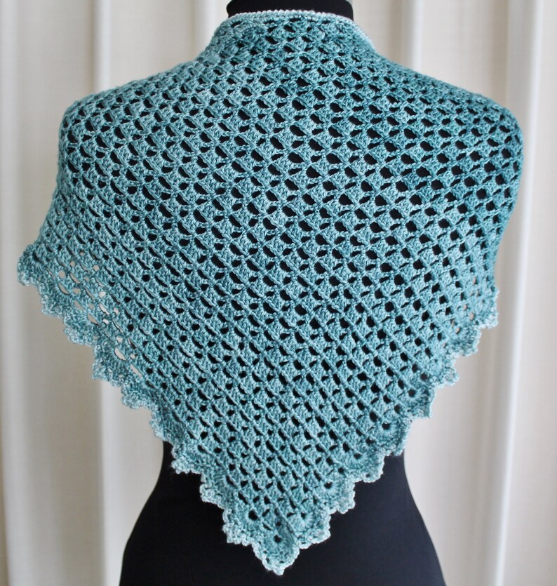 Crochet Pattern - Rainbow Wave Shawl - Etsy