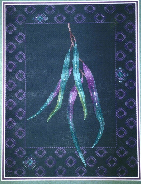 Cross stitch pattern Blue Gums | Etsy