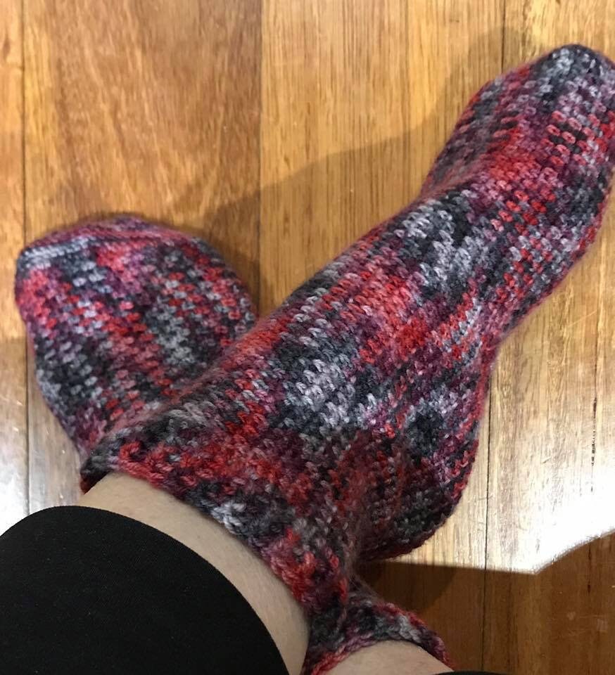 Crochet Pattern Cosy 4 Ply Socks - Etsy