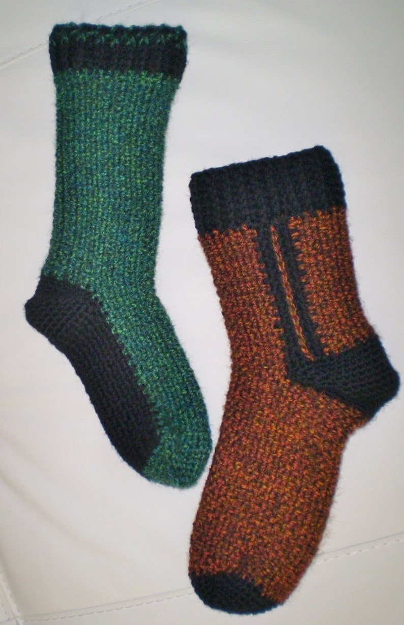 Crochet Pattern - Cosy 8 Ply Socks - Etsy