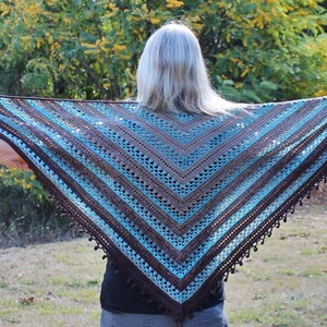 Crochet Pattern- Aztec Shawl - Etsy
