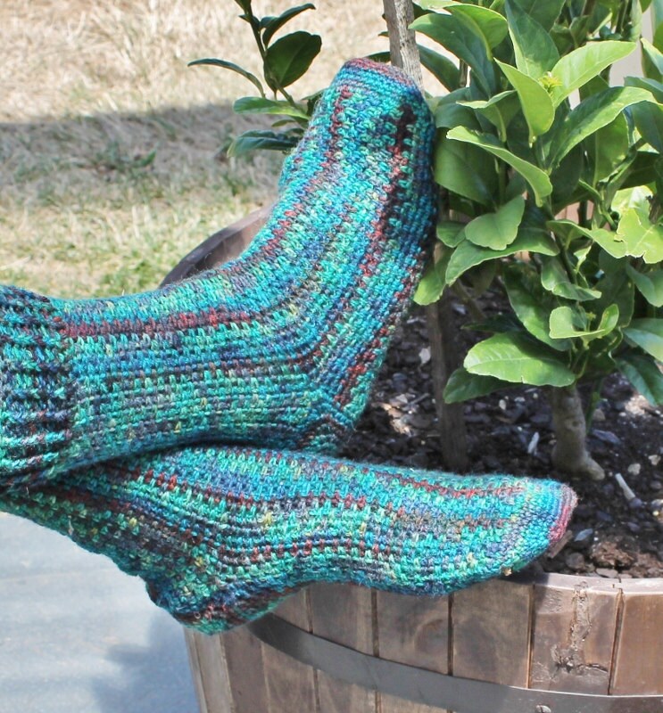 Crochet Pattern Cosy 4 Ply Socks - Etsy Australia