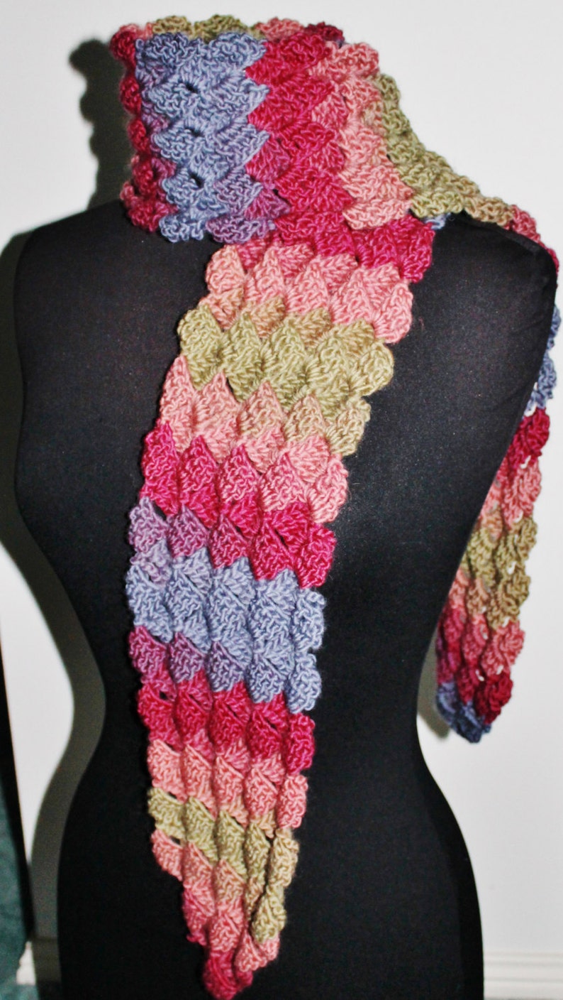 Crocheted Neck Warmer And Scarf Pattern Etsy