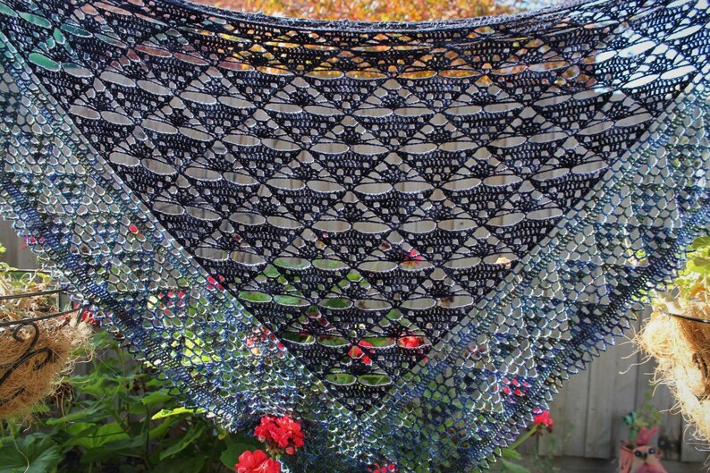 Crochet Pattern - Tree of Life Shawl - Etsy Australia