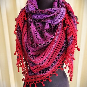 Crochet Pattern- Aztec Shawl - Etsy