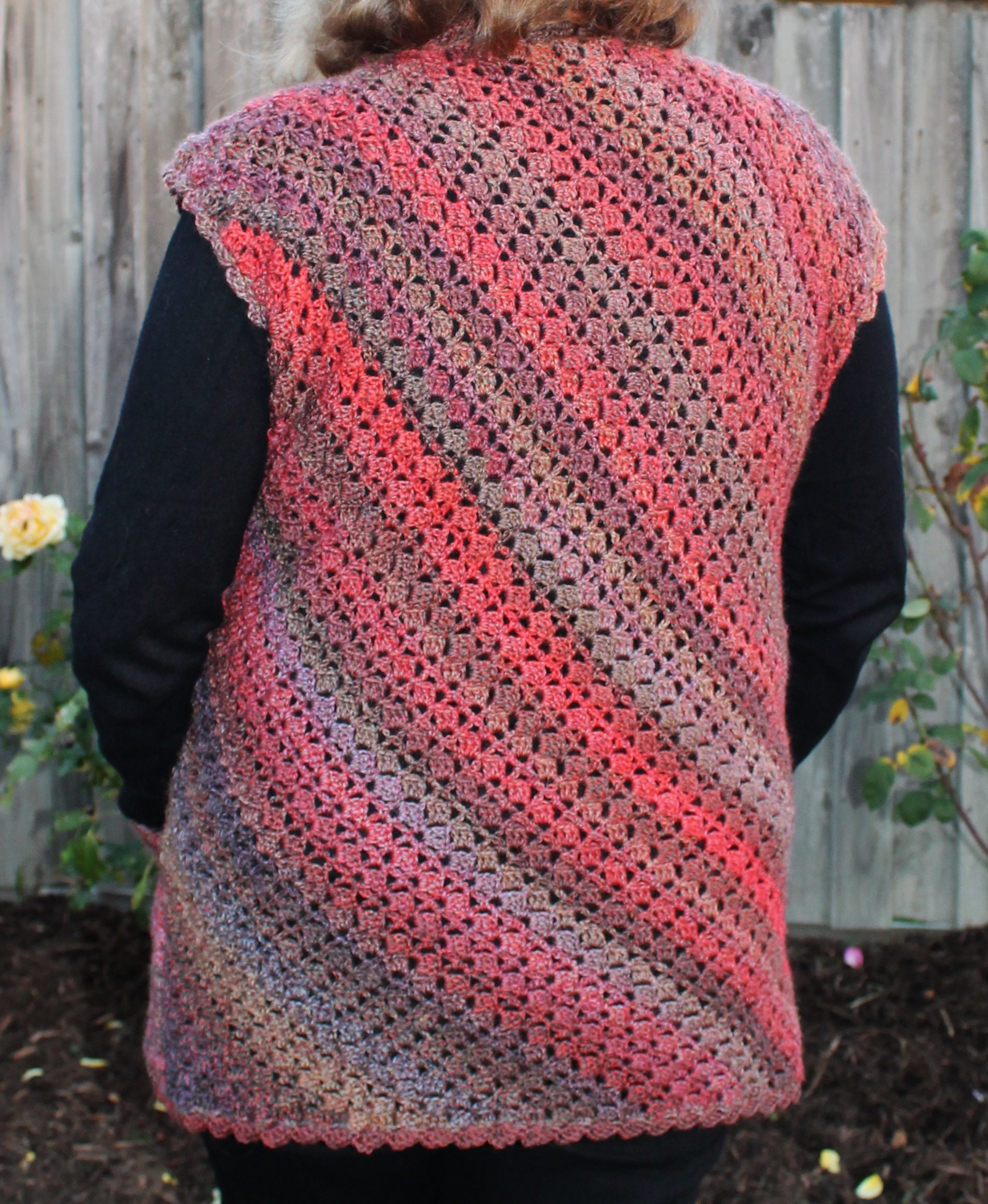 Crochet Pattern -crossover Vest - Etsy