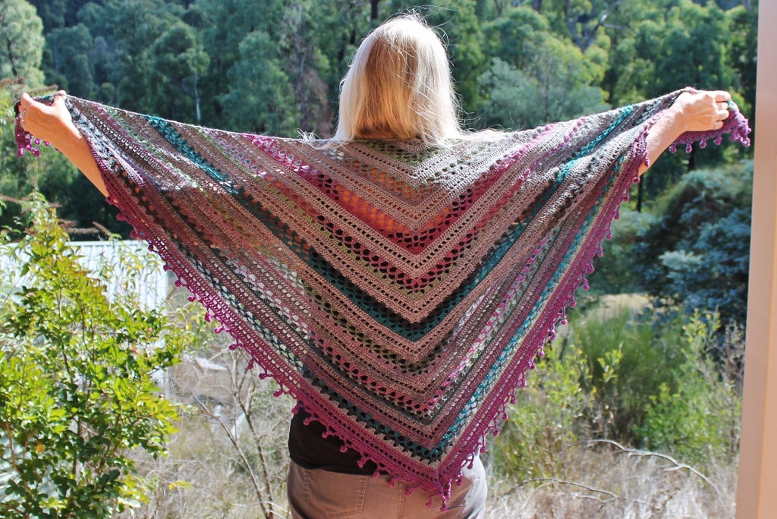 Crochet Pattern Aztec Shawl - Etsy
