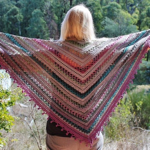 Crochet Pattern Aztec Shawl - Etsy