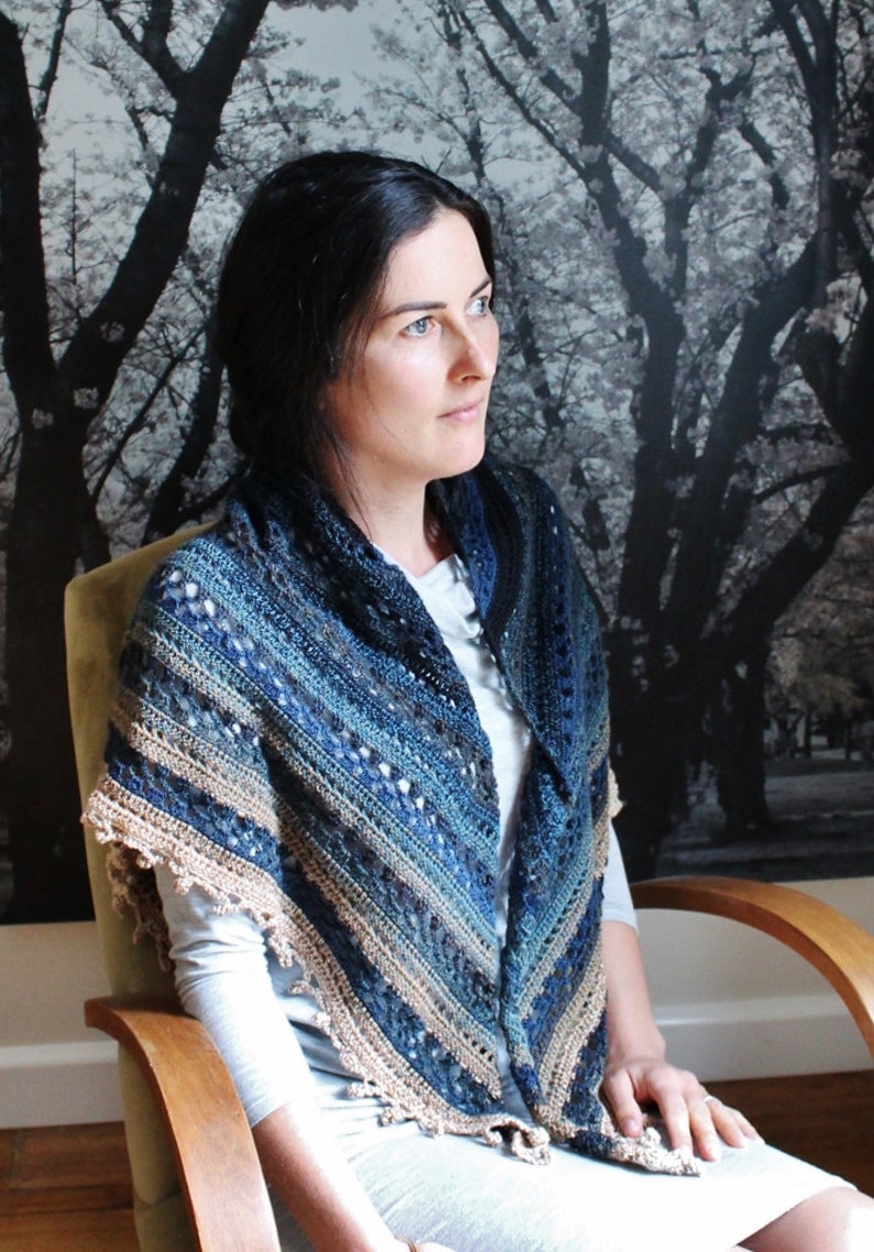 Crochet Pattern Aztec Shawl - Etsy