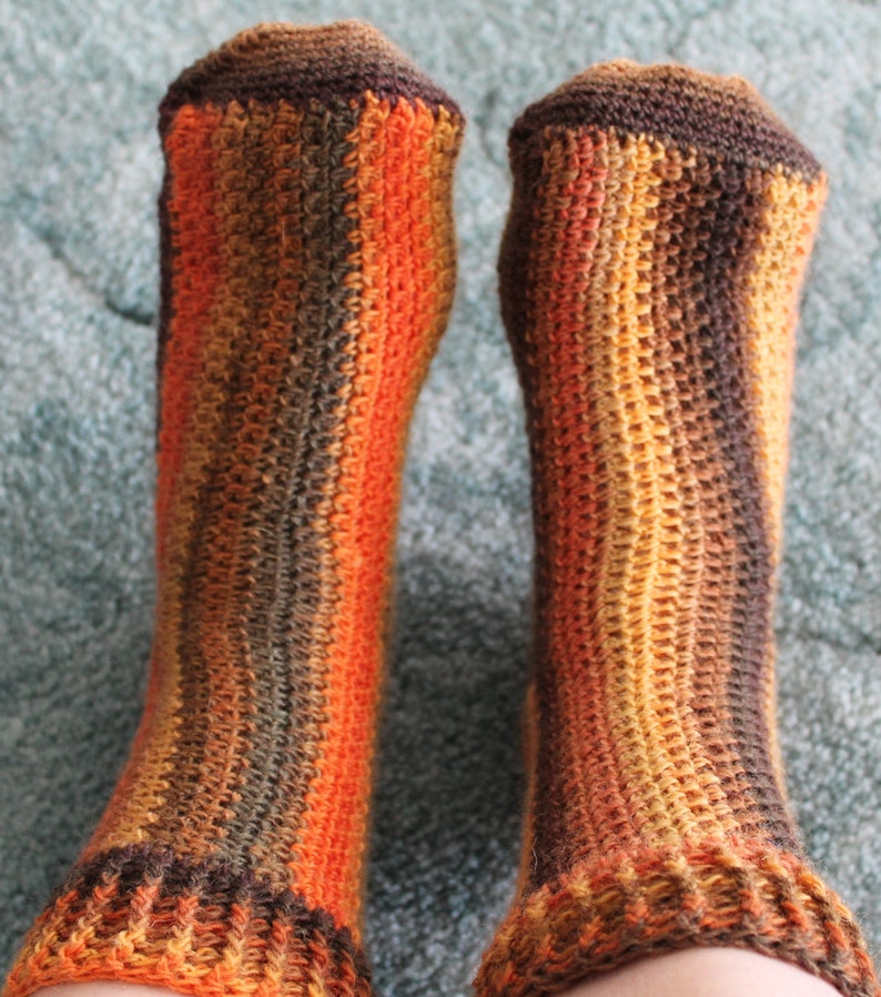 Crochet Pattern Cosy 4 Ply Socks - Etsy Australia