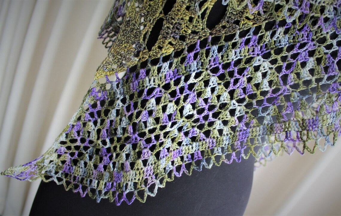 Crochet Pattern - Tree of Life Shawl - Etsy Australia