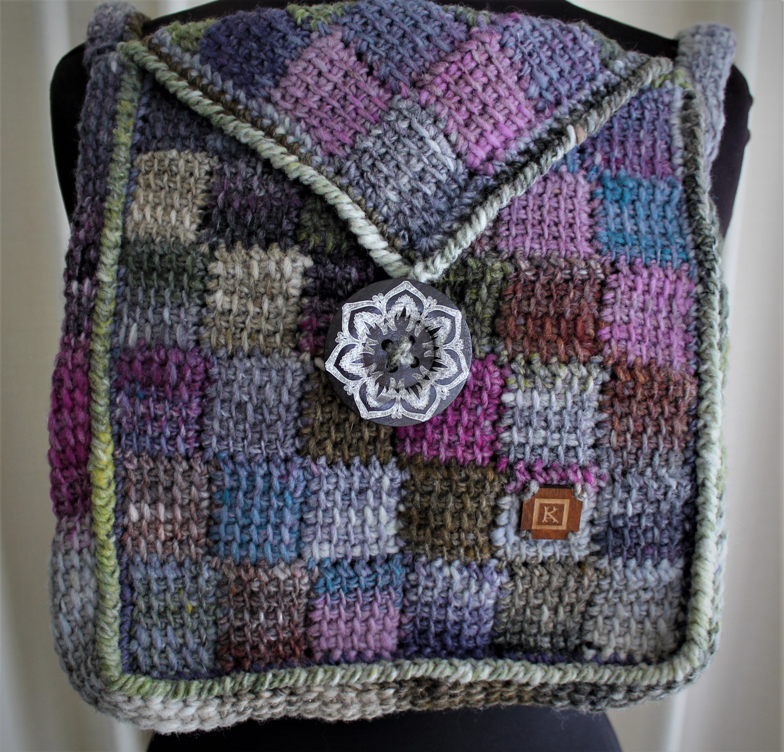 Crochet Pattern Entrelac Shoulder Bag - Etsy
