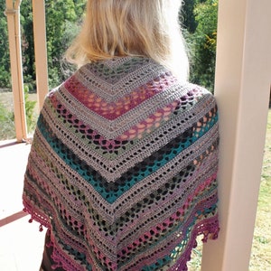 Crochet Pattern Aztec Shawl - Etsy