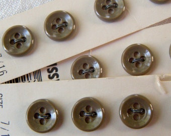 Army Green Buttons | Etsy