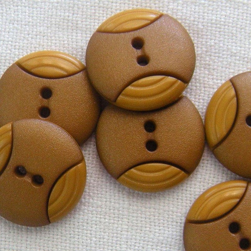 Two Tone Buttons - Etsy