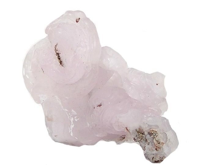 Pink Chalcedony Quartz, Desert Rose, Semiprecious Stone, Pastel Pink ...