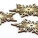 Snow Swords - Laser Cut Wood Snowflake in Multiple Sizes and Quantity ...