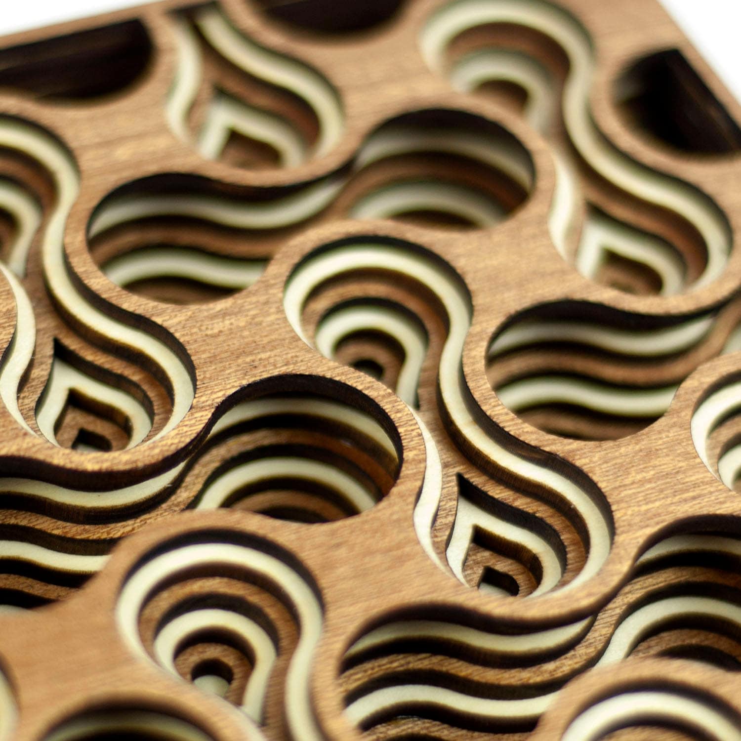 Layered 3D Wood Art cell Division Version C | Etsy