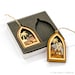 3D Layered Wood Nativity Ornaments Set of 3 Christmas Ornament Holiday ...