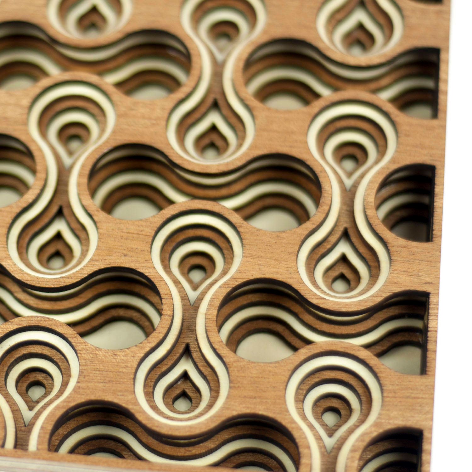 Layered 3D Wood Art cell Division Version C | Etsy