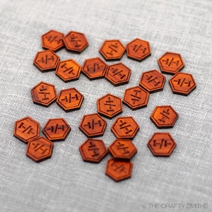 MTG -1/-1 COUNTERS | Upgraded Wood TCG Tokens Compatible With Magic ...