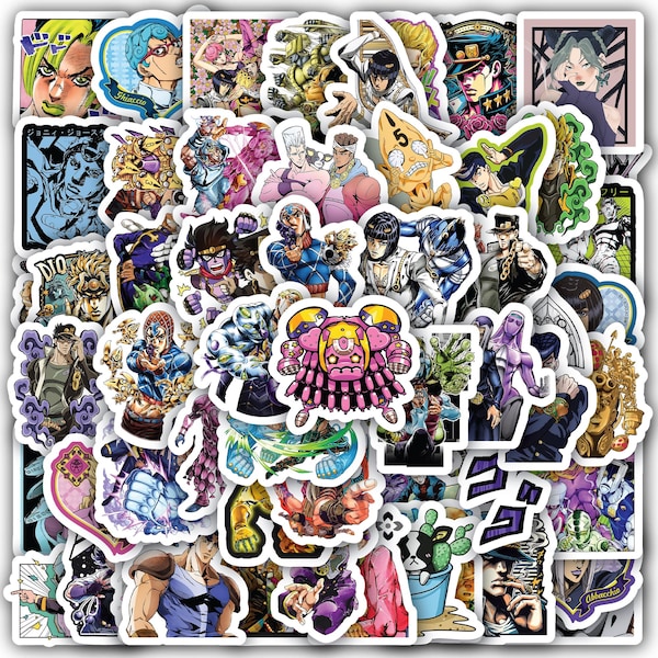 Jojo Anime Stickers - Etsy