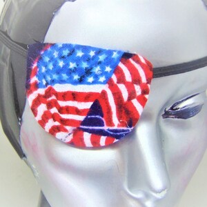 Adult Unisex Eye Patches-old Glory Handmade Eye Patch-custom Eyepatch ...