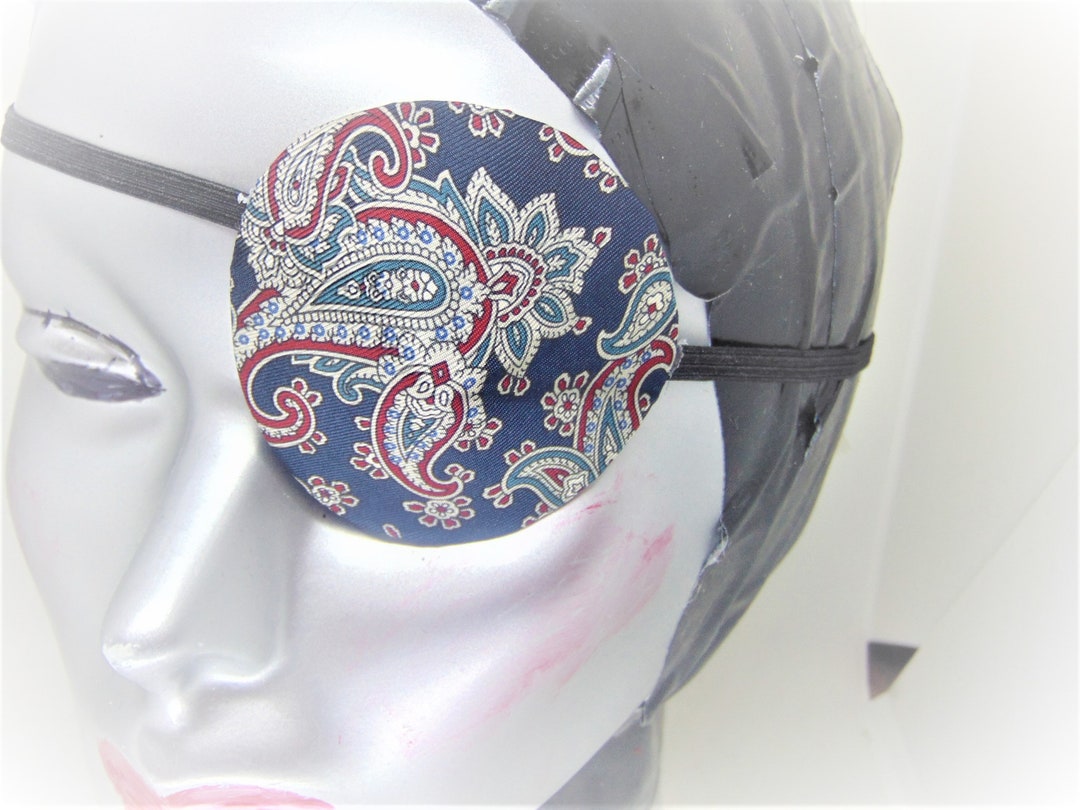 UNISEX Handmade CONVEX paisley Theme Eye Patch/ Eye Care/ Vision Aid ...