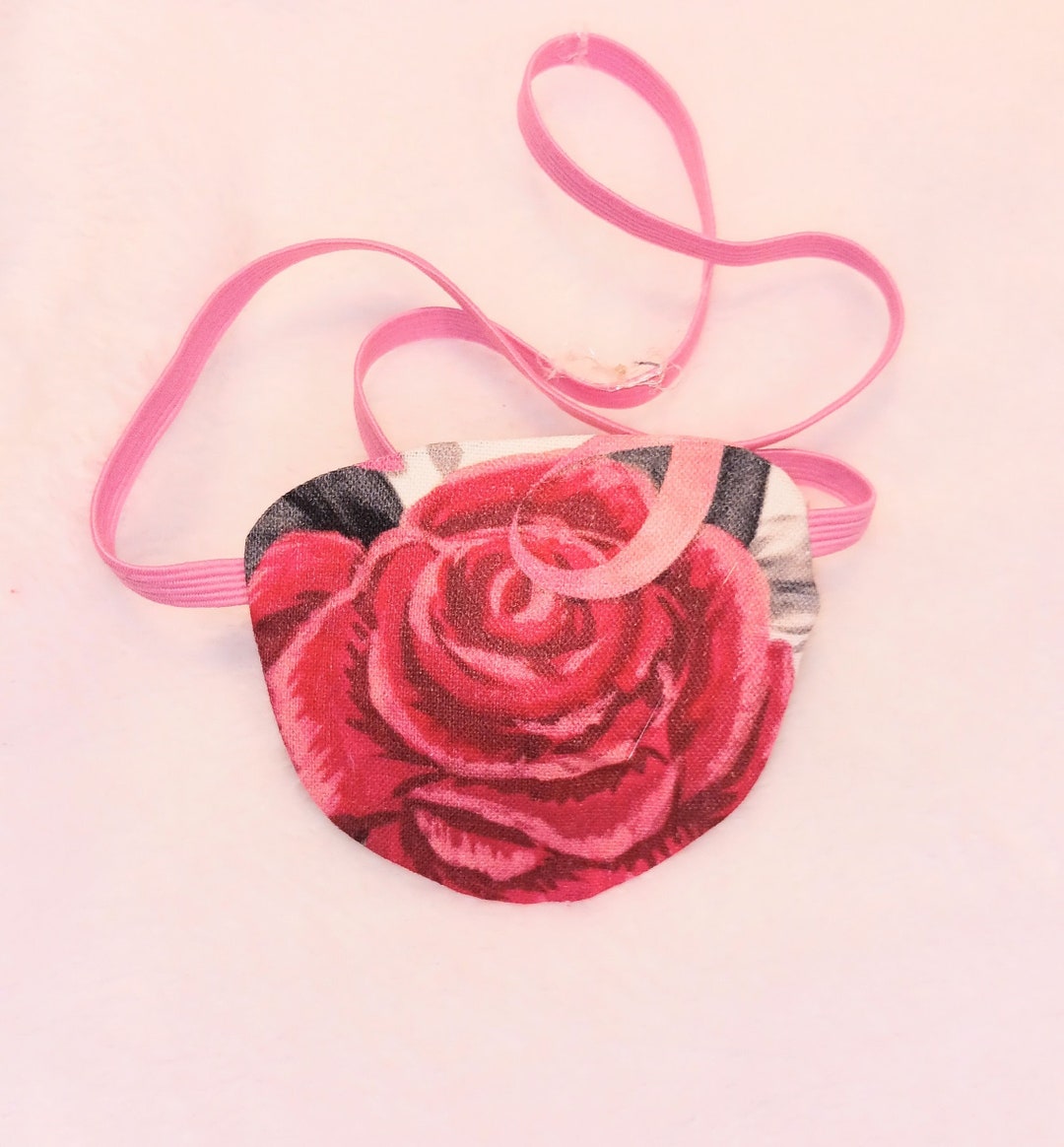 Woman's Eye Patch realm of Roses/ Eye Care/ Handmade Eye Patch Fashion ...