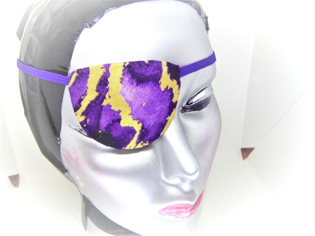 Handmade Eye Patch "northern Sky"/jazzy Design/ Eye Care/ Cataract Aid ...