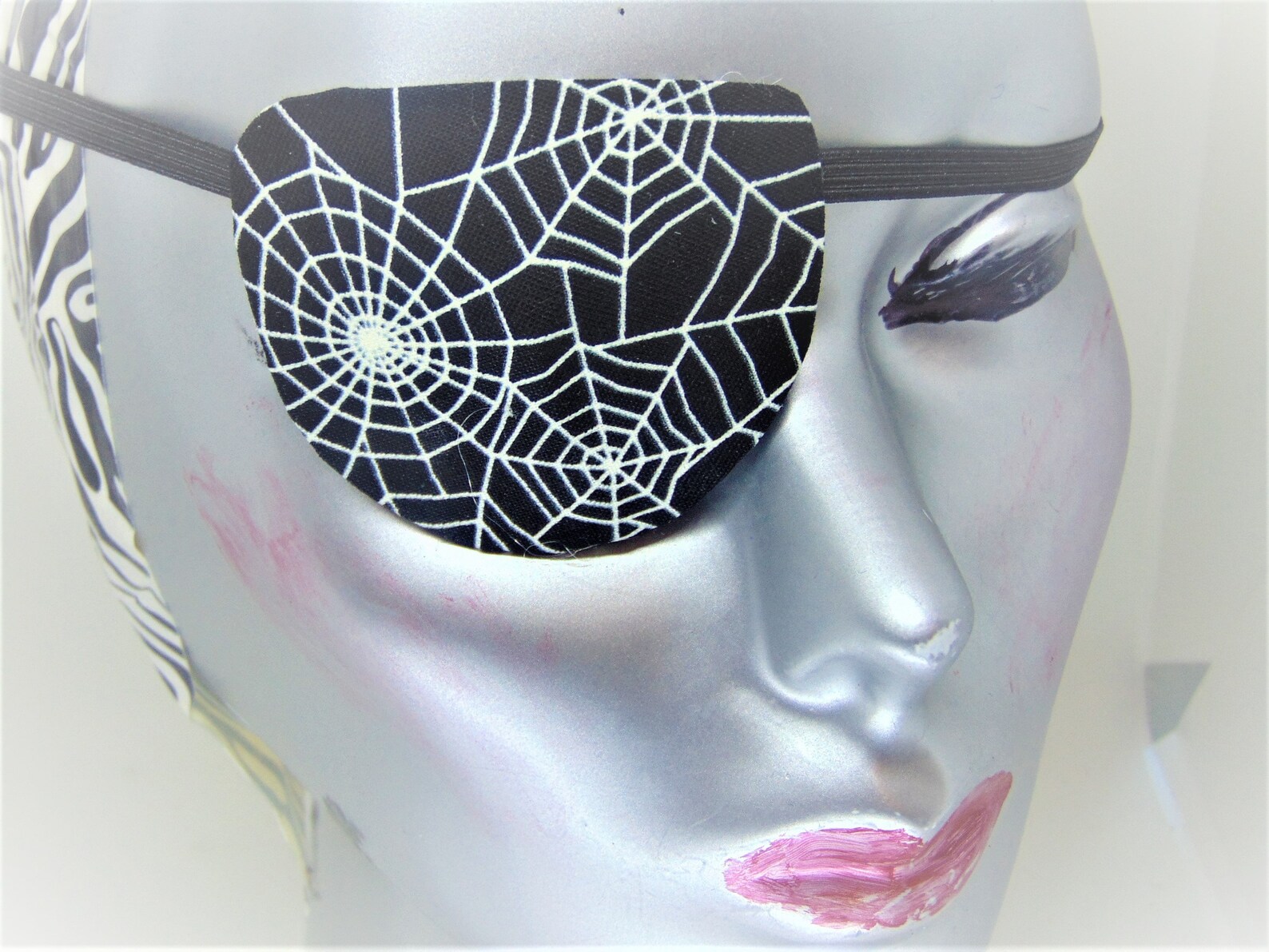 Adult Unisex Eye Patch the SPIDER Web/ Handmade - Etsy