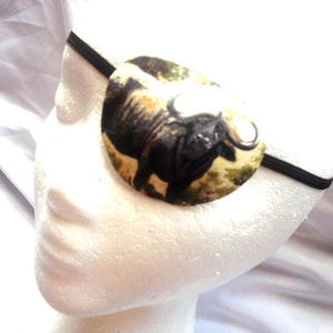 Man's Handmade Eye Patch With an EL TORO Theme-vision Care-eye Wear Aid ...