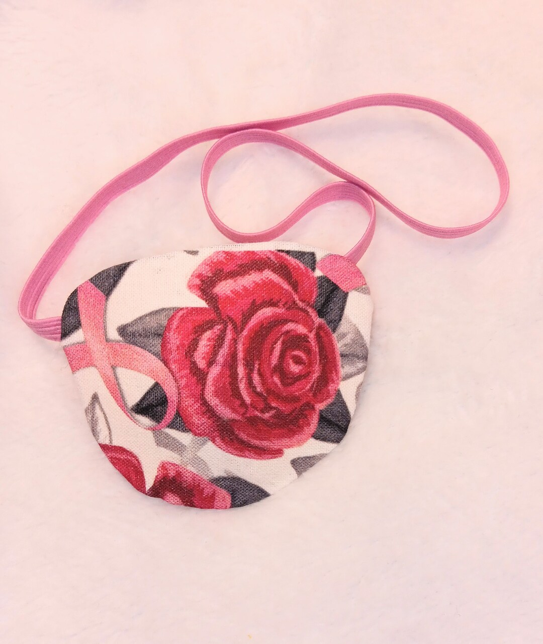 Woman's Eye Patch realm of Roses/ Eye Care/ Handmade Eye Patch Fashion ...