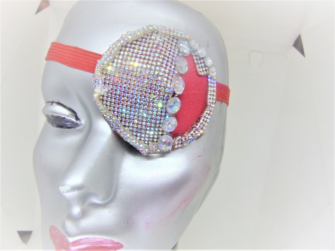 Convex Eye Patch venus Handmade: Eyepatch Rhinestone, Gemstones-ladies ...