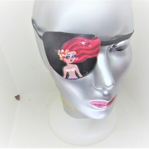 Woman's Handmade Eye Patch "siren of the Sea"/ Mermaid Theme/ Eye Care ...