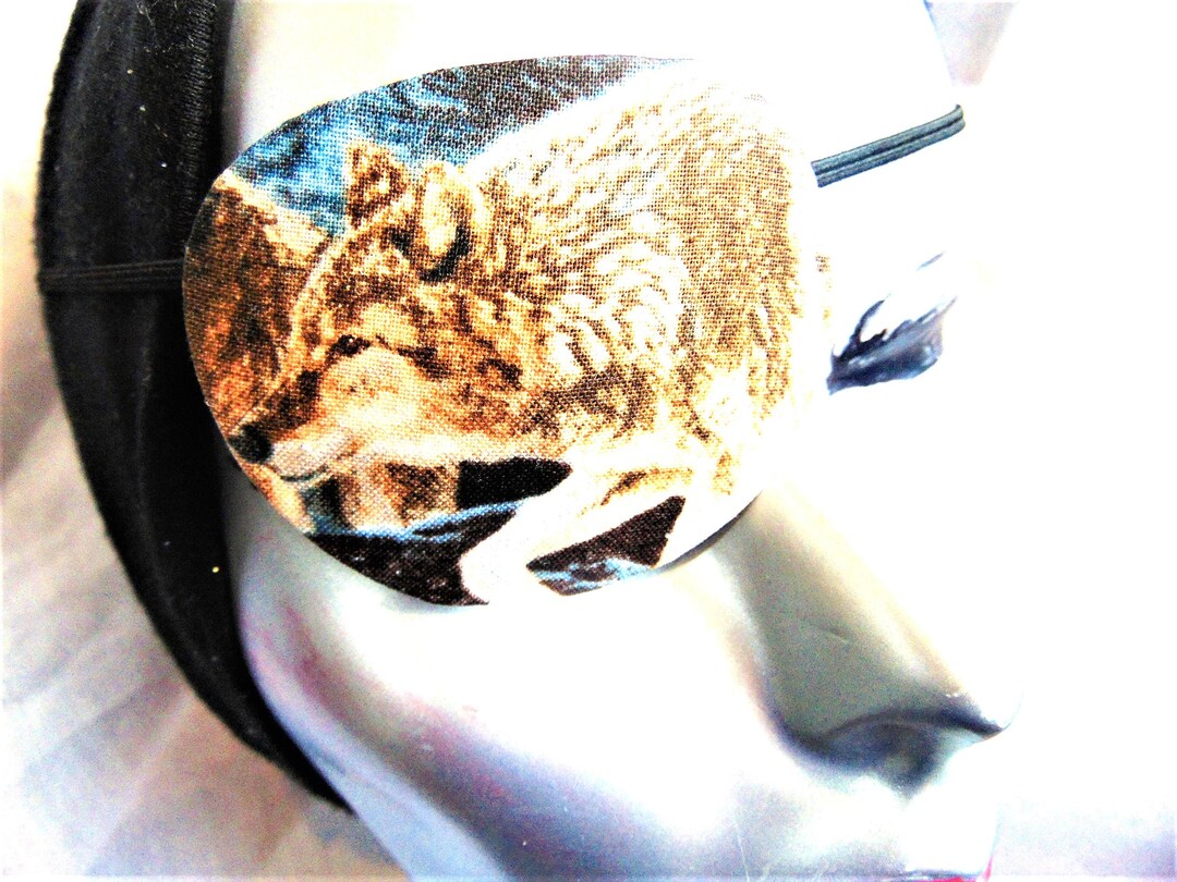 Handmade Wolf Eye Patch: Cotton Ocular Aid Fashion Fancy Unisex ...