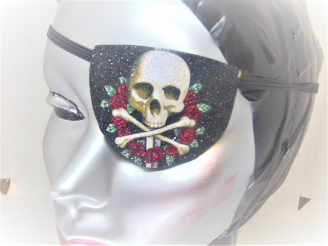 Unisex Eerie Eye Patch With skull Theme/ Spooky/ - Etsy