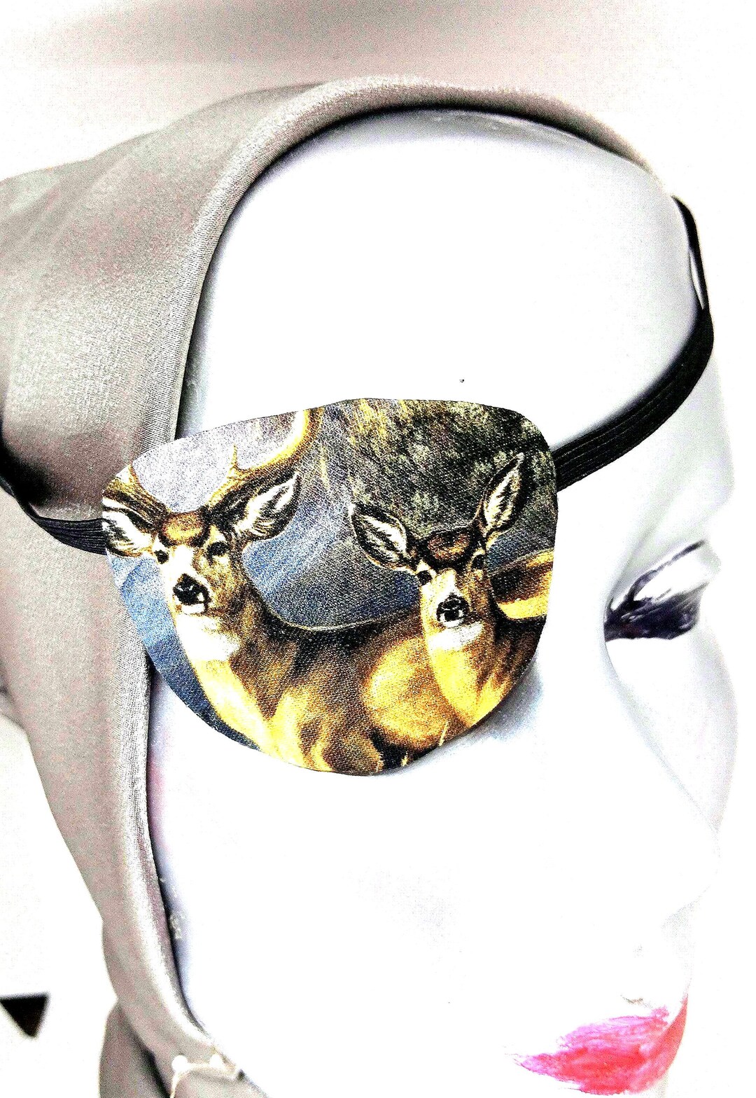 Unisex Eye Patch "deer Family-design Eye Patch- Fashion Eye Patch-style ...