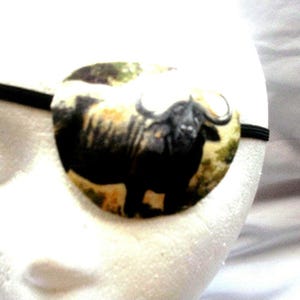 Man's Handmade Eye Patch With an EL TORO Theme-vision Care-eye Wear Aid ...