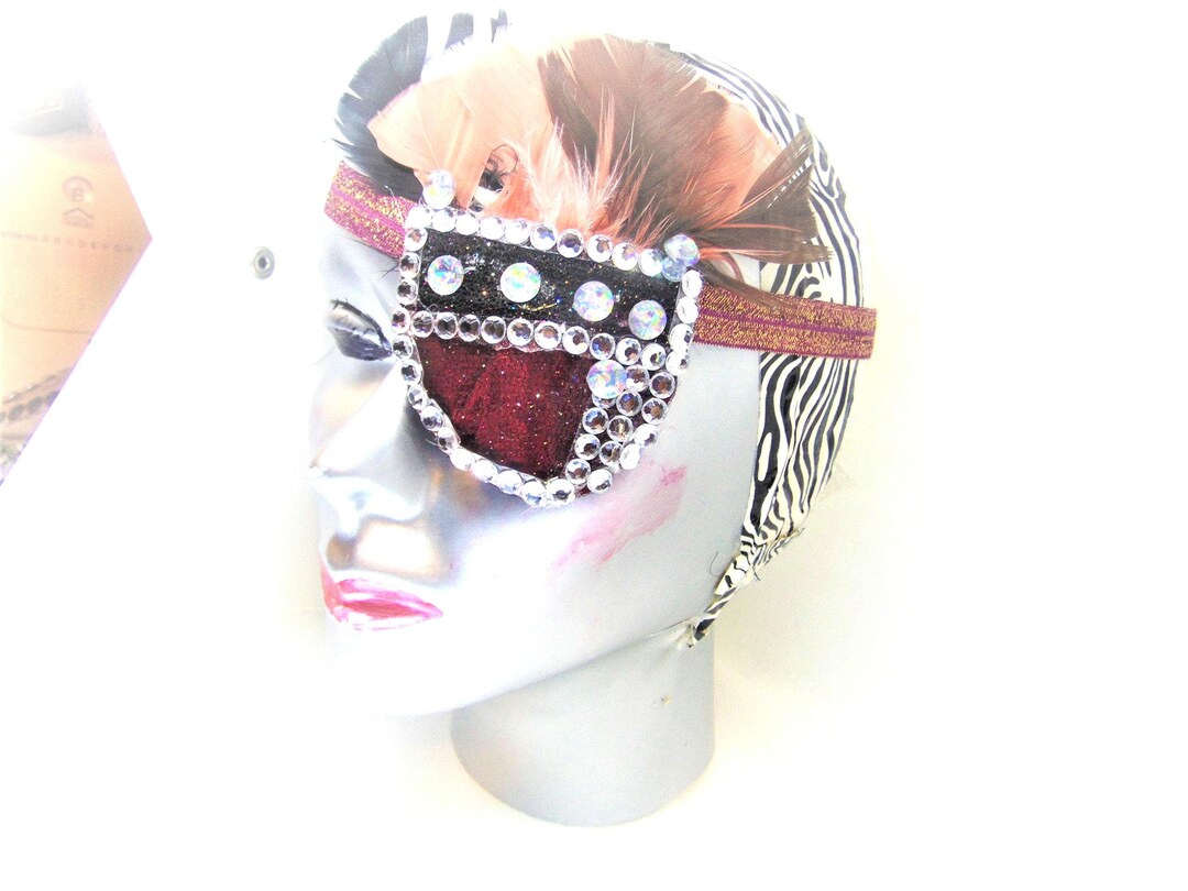 Fashion Eye Patch "song of Hiawatha"/handmade:eye Patch Tulle Fabric ...