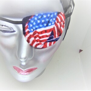 Adult Unisex Eye Patches, old Glory Handmade Eye Patch/custom Eyepatch ...