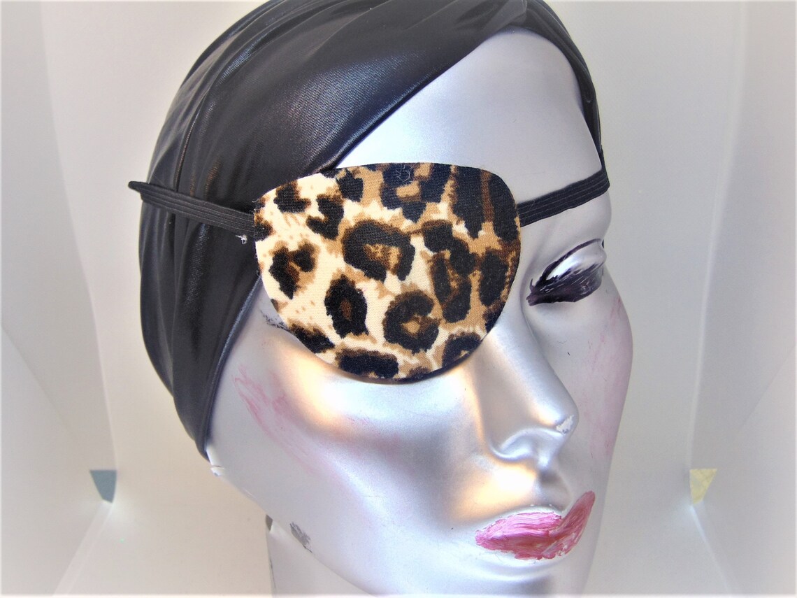 Unisex Handmade Eye Patch/ Leopard Print/ Stylish/ Eye Care/ | Etsy