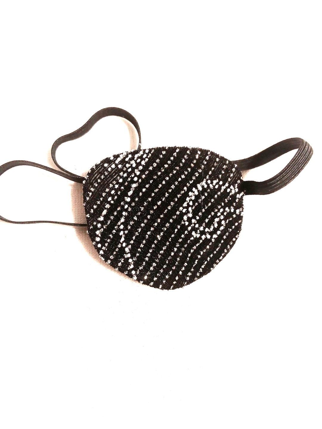 Unisex Handmade Sequin Eye Patch "twilight Zone"/ Handmade Eye Patch ...