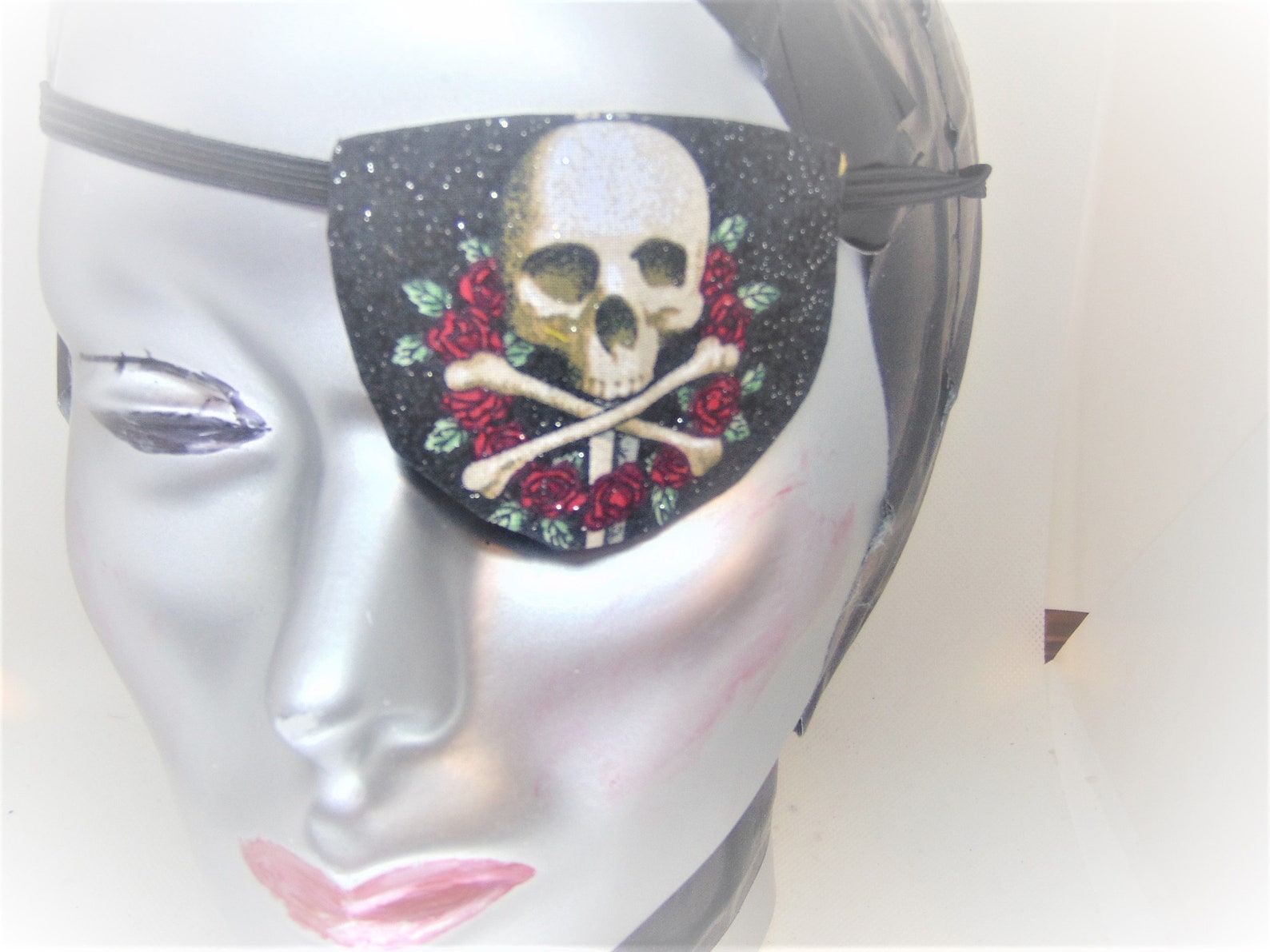 Unisex Eerie Eye Patch With skull Theme/ Spooky/ - Etsy