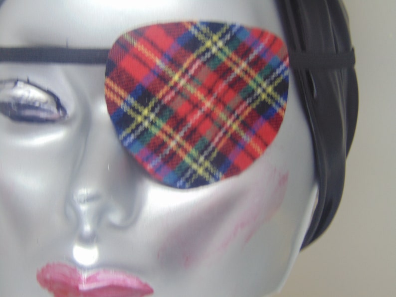 Adult Unisex Handmade Eye Patch plaid Perfection/ - Etsy