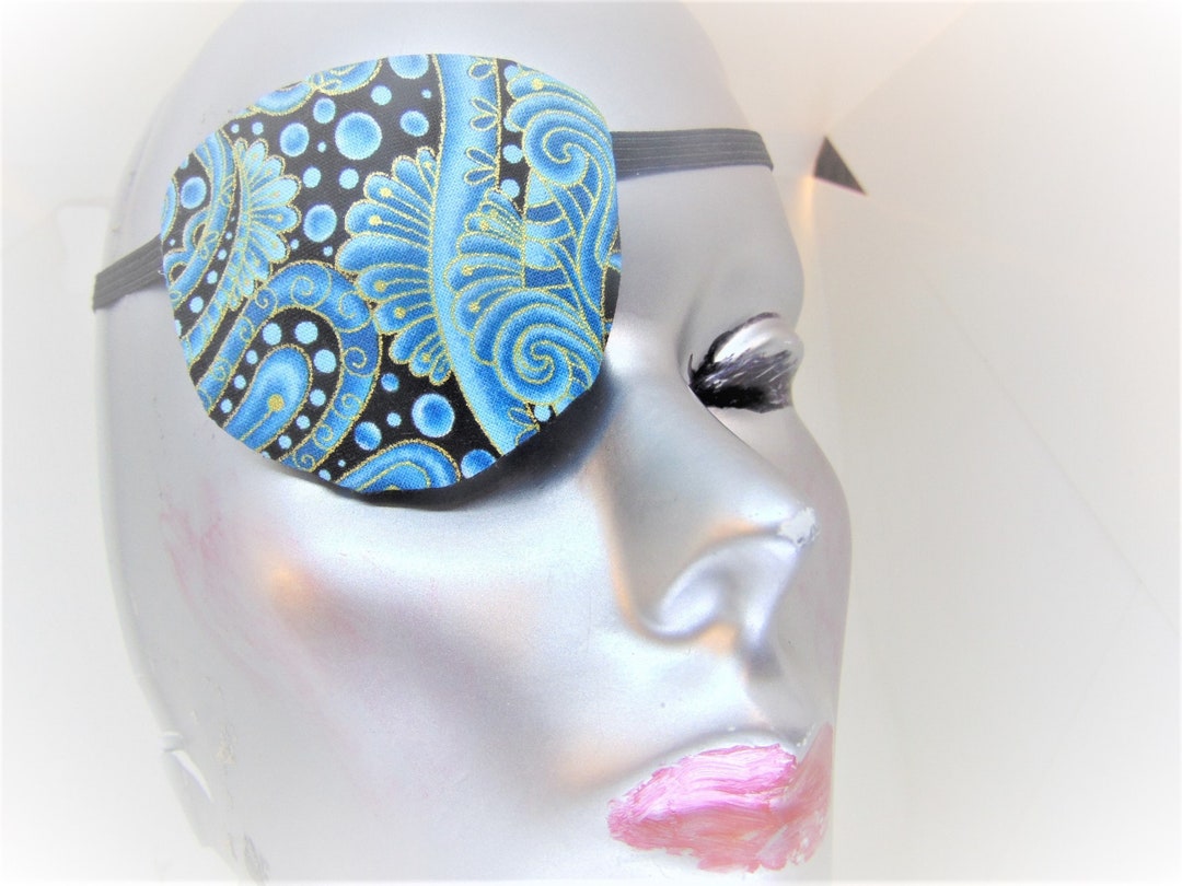 Handmade Fashion Eye Patch "paisley Bubbles"/ Eye Care/ Vision Aid ...