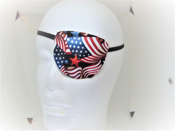Unisex Handmade Eye Patch stars & Stripes/ Vision | Etsy
