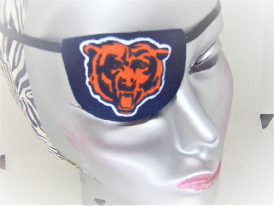 Adult Unisex Handmade Eye Patch/chicago BEARS/ Eye - Etsy