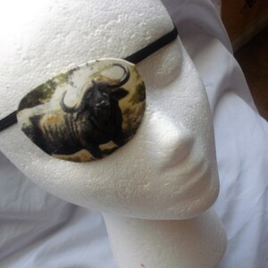Man's Handmade Eye Patch With an EL TORO Theme-vision Care-eye Wear Aid ...